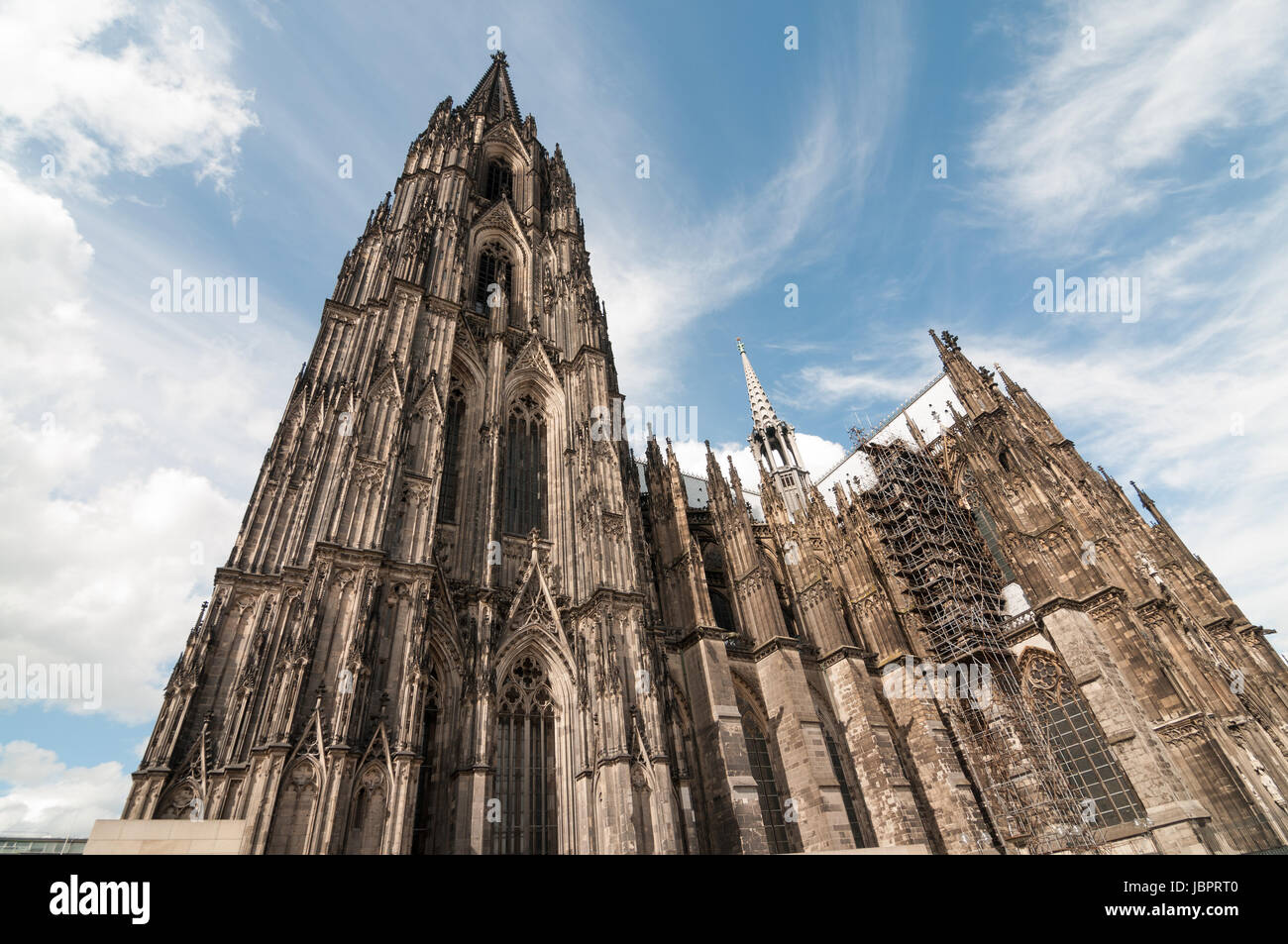 Cologne cathedral construction hi-res stock photography and images - Alamy