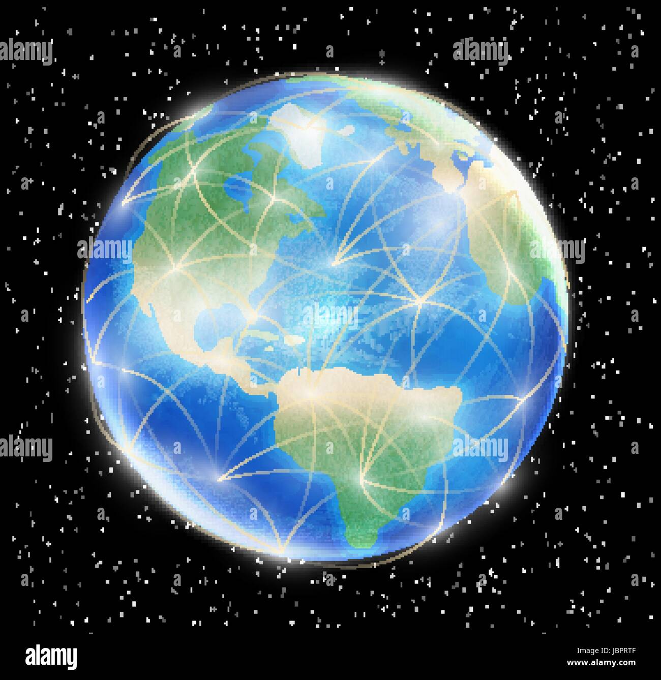 Earth digital network connections data hi-res stock photography and ...