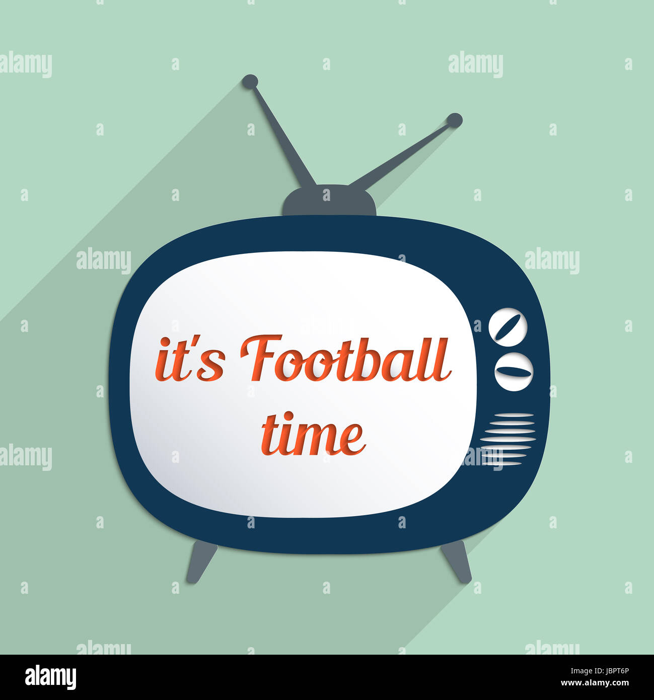 It's Football time Stock Photo - Alamy