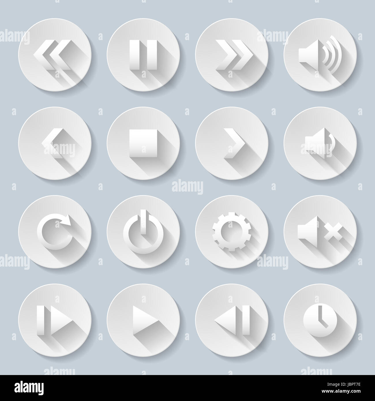 Music player buttons play pause hi-res stock photography and images - Alamy