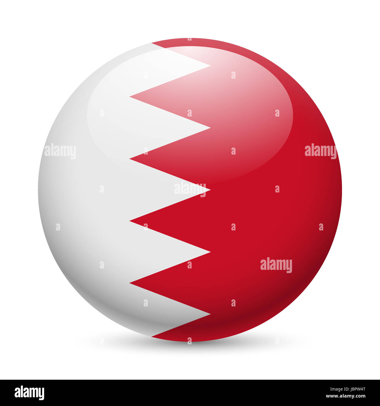 Bahrain official flag Cut Out Stock Images & Pictures - Alamy