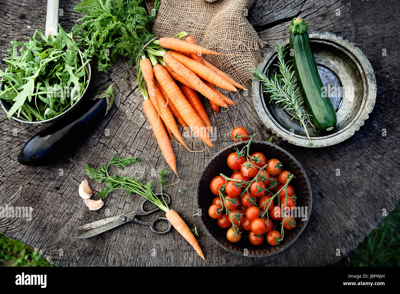 Fresh organic vegetables. Food background. Healthy food from garden ...