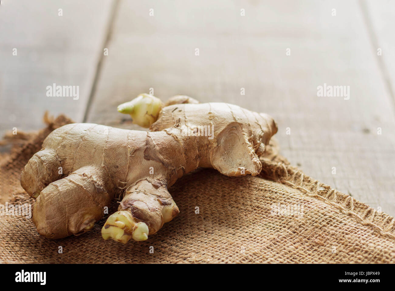 Ginger on the old sack Stock Photo - Alamy