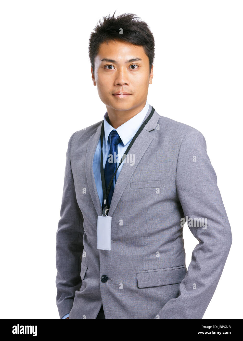 Business wear with name badge hi-res stock photography and images - Alamy