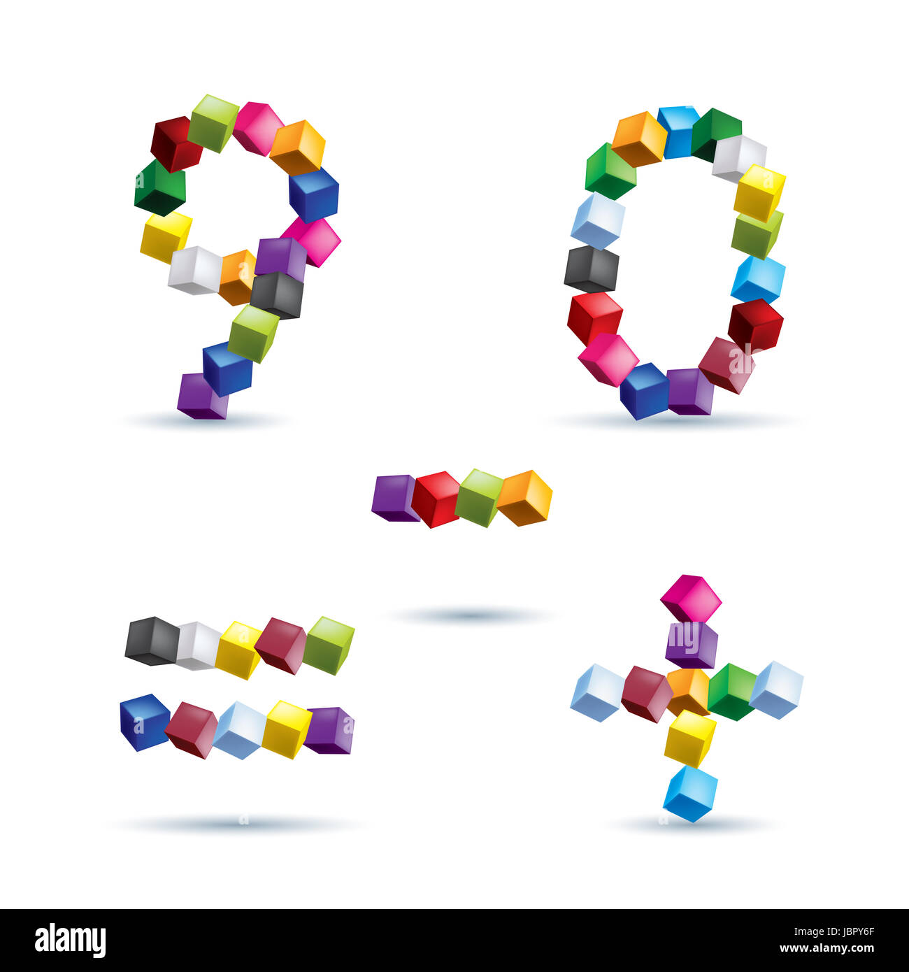 Equal bricks Cut Out Stock Images & Pictures - Alamy