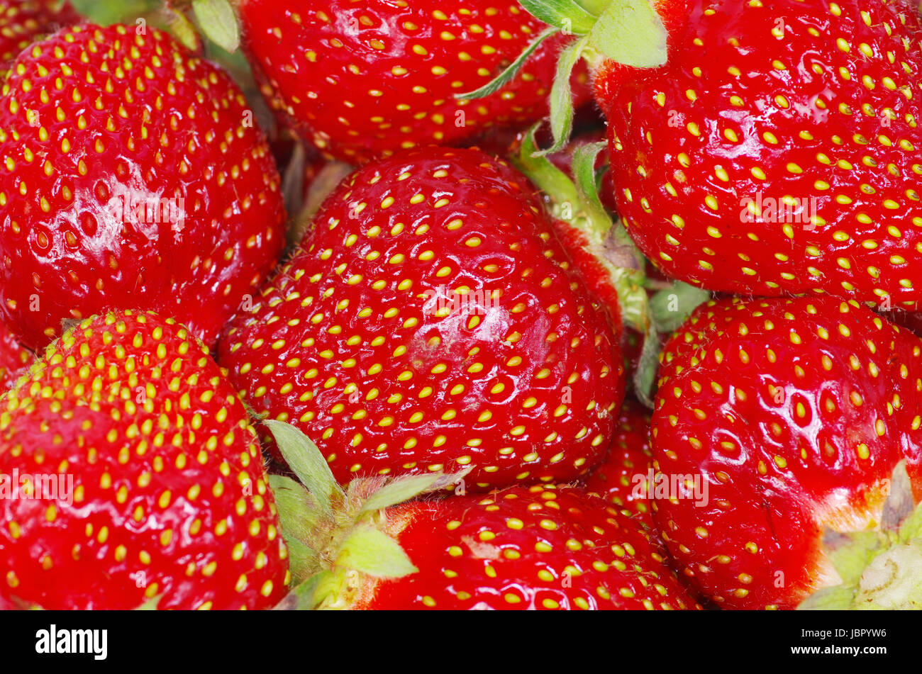 macro of a strawberry texture Stock Photo - Alamy