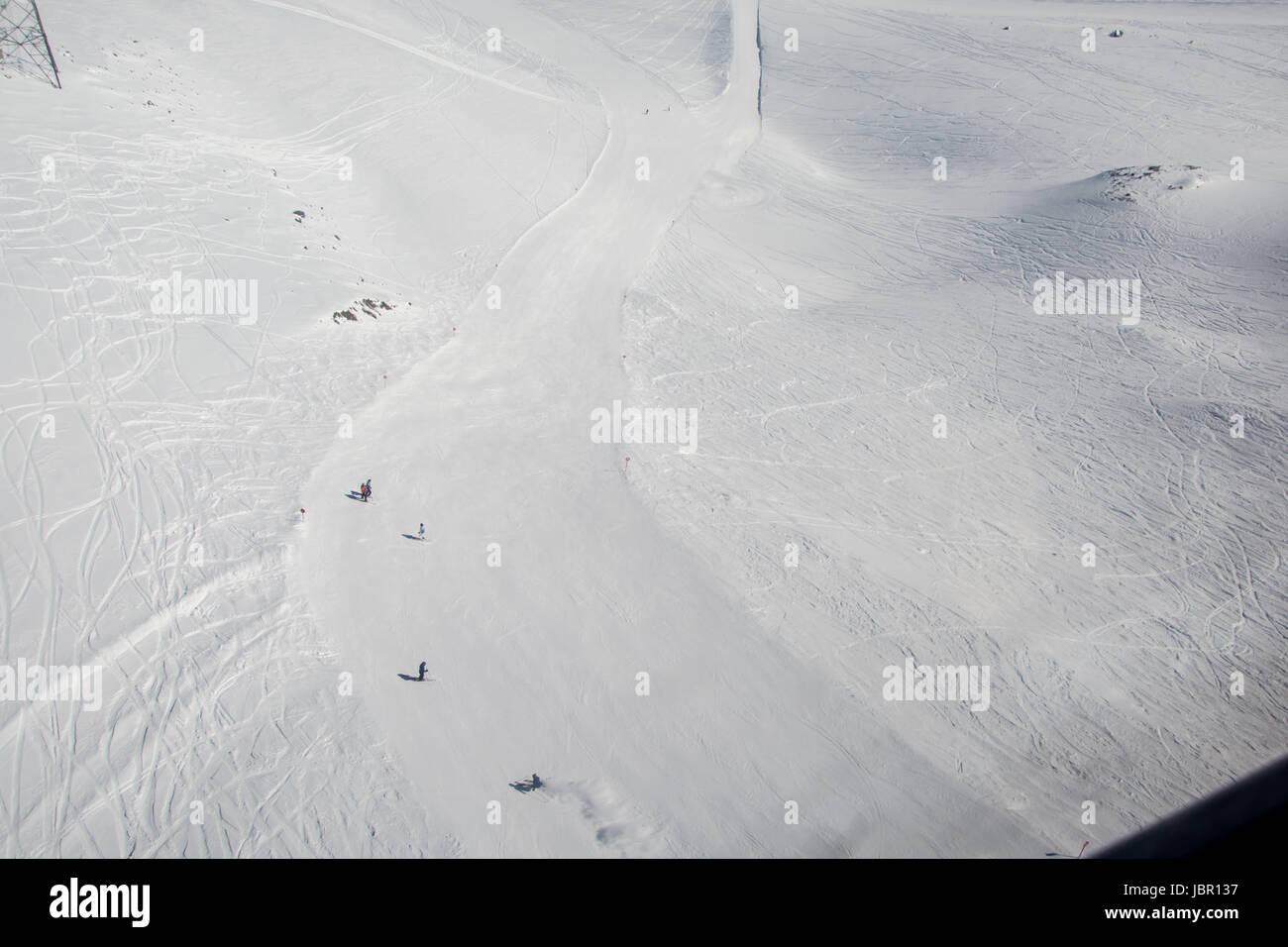 Ski resort of Neustift Stubai glacier Austria Stock Photo - Alamy