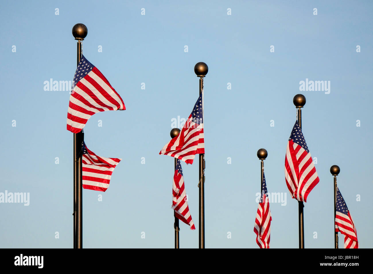 All flags of america hi-res stock photography and images - Alamy