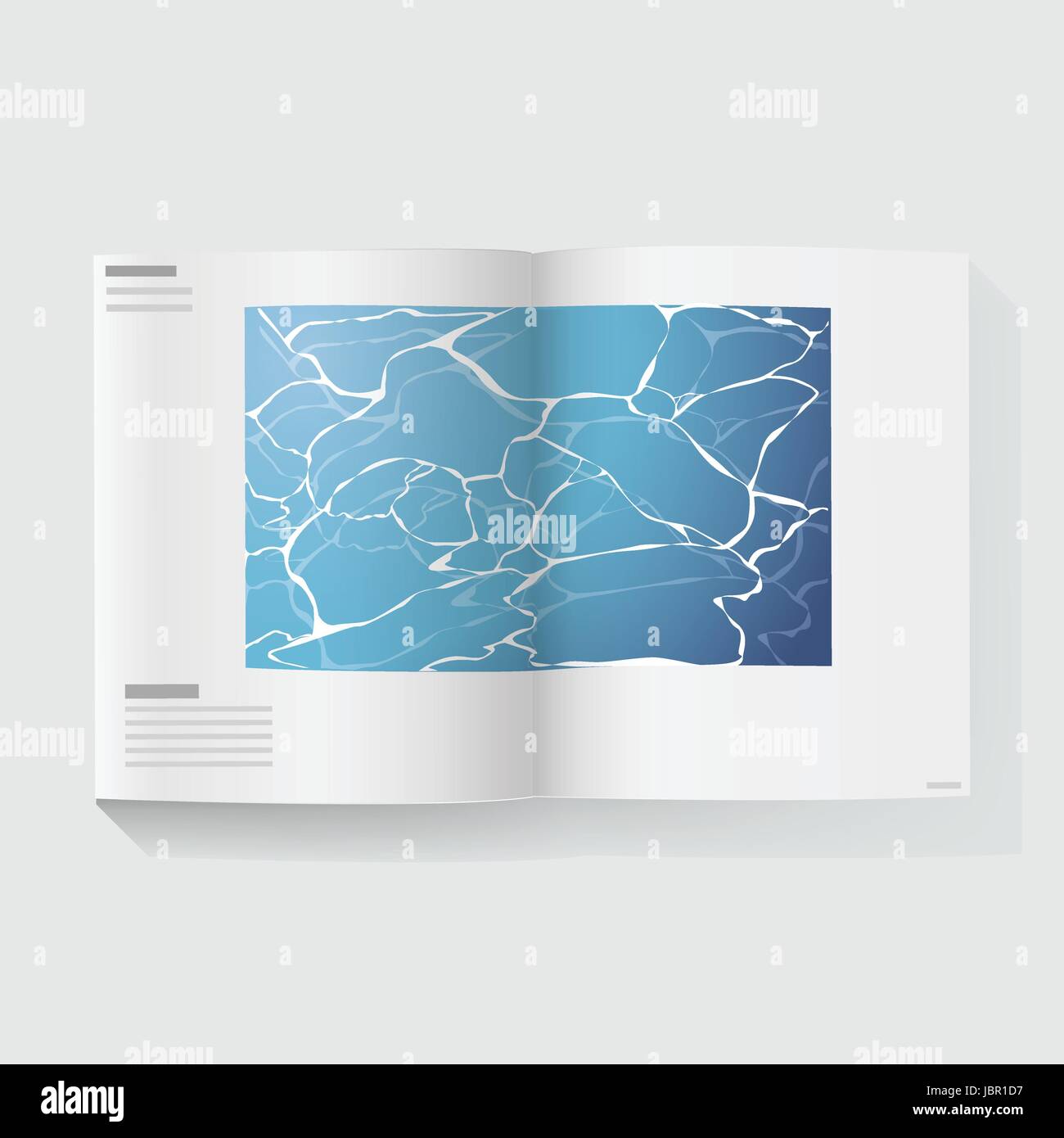 Open magazine Stock Vector Images - Alamy