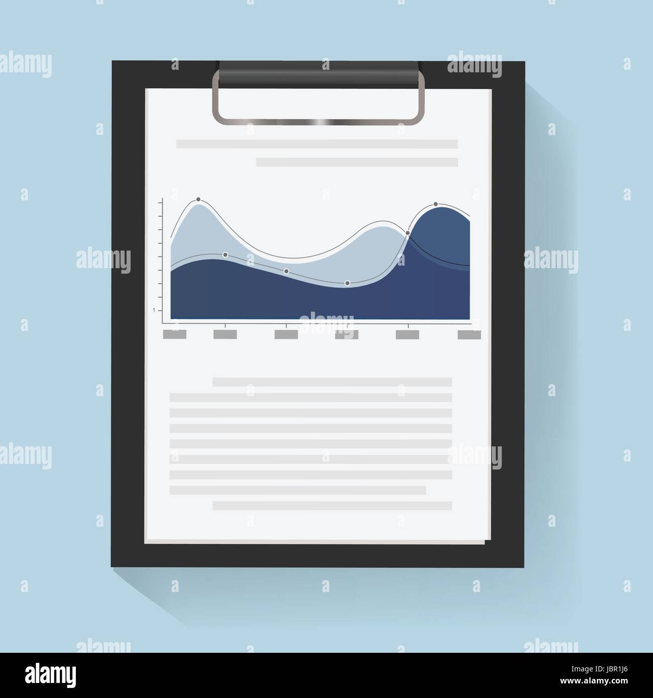 Business chart data report information vector Stock Vector Image & Art ...