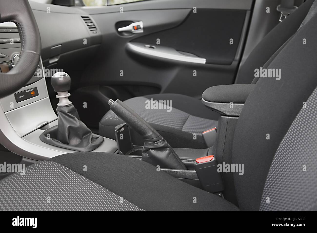 Car interior with back seats Stock Photo - Alamy