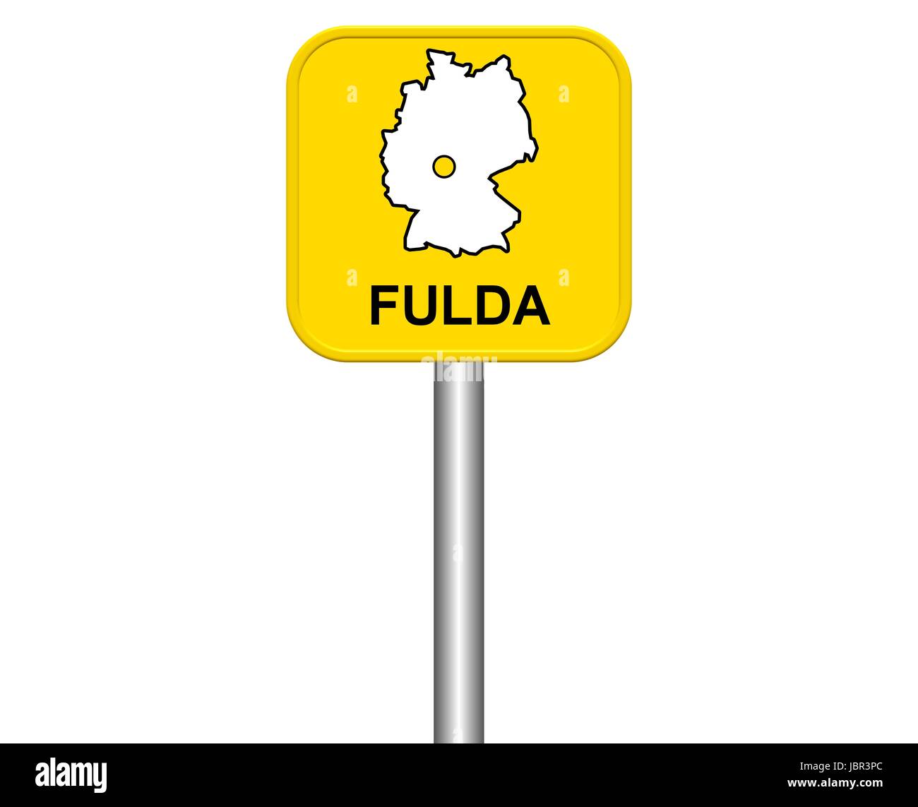 Map of fulda hi-res stock photography and images - Alamy