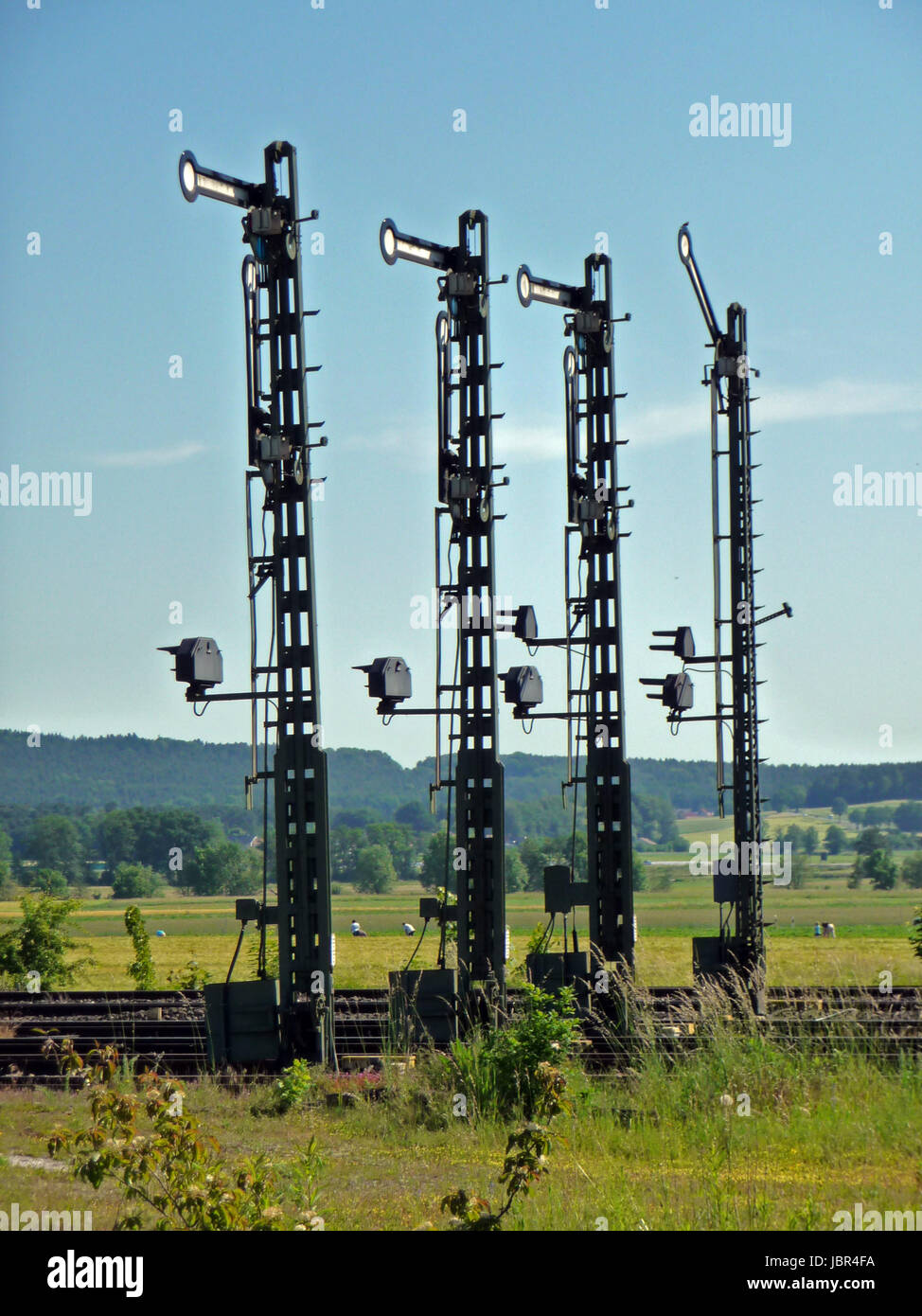 Four signals hi-res stock photography and images - Alamy