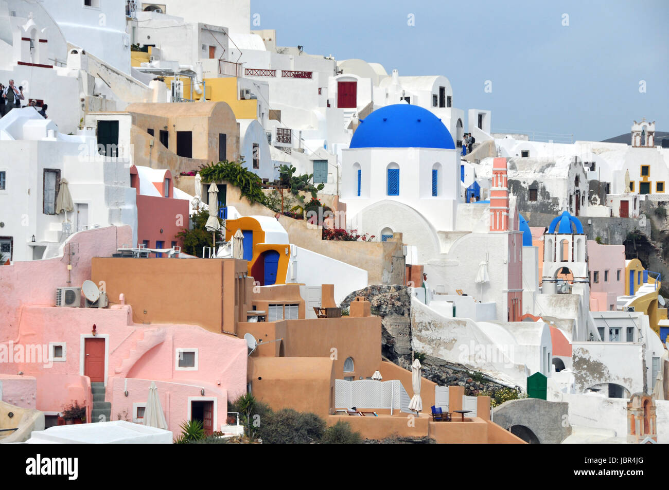 oia on greek island santorin Stock Photo - Alamy