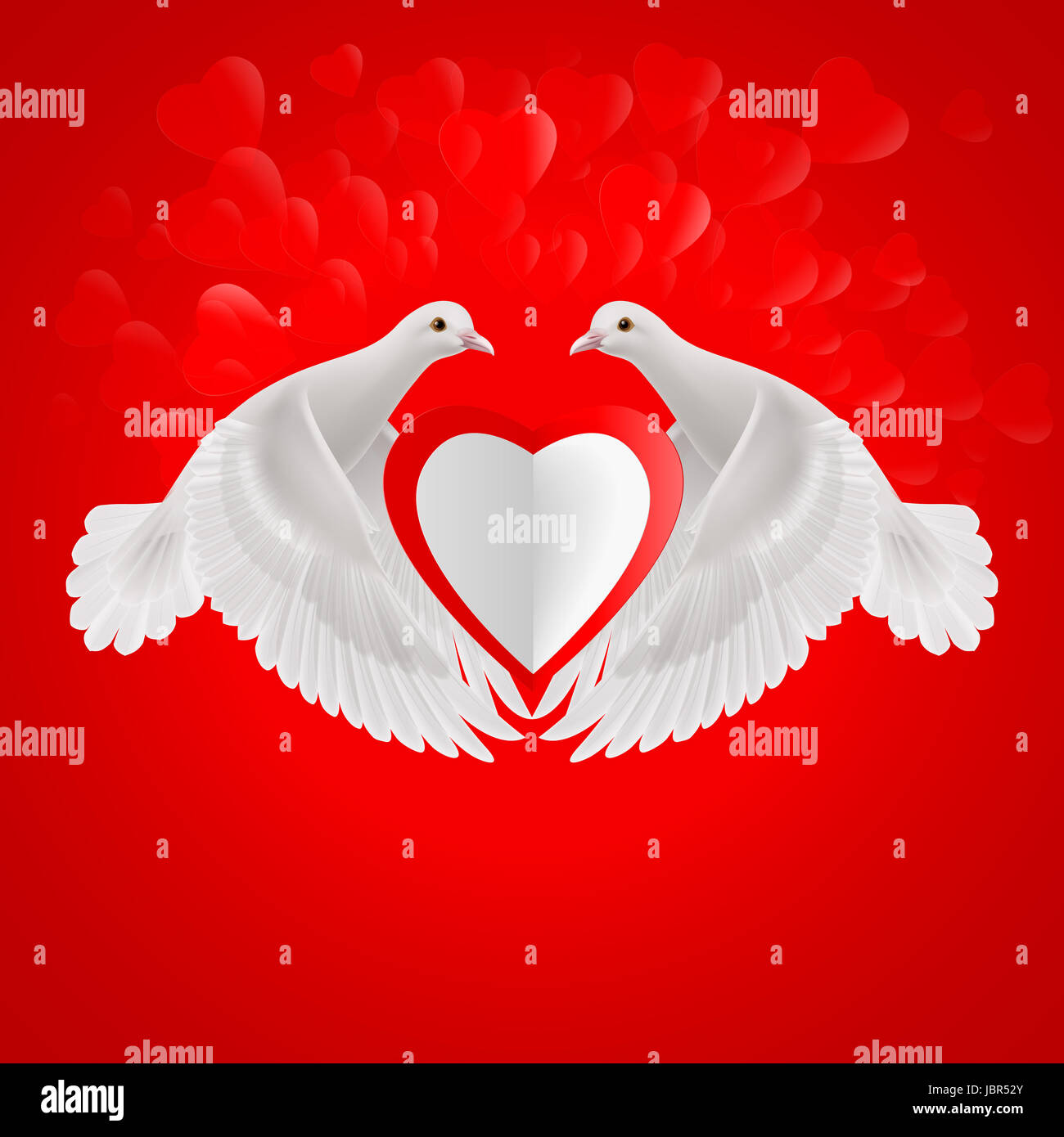 Birds Making A Heart