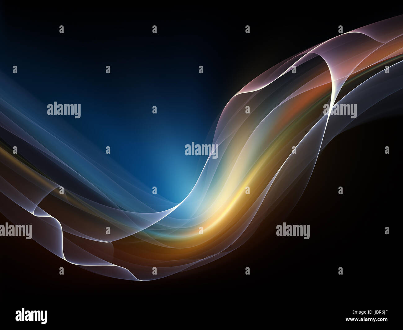 Fractal Wave series. Arrangement of fractal sine waves and color on the ...