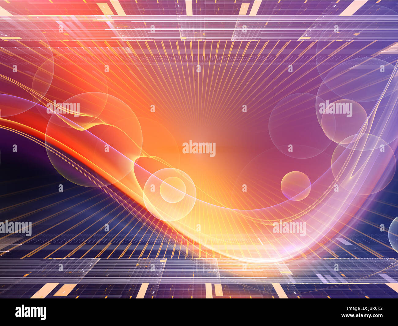 Fractal Realms series. Arrangement of fractal elements, grids and ...