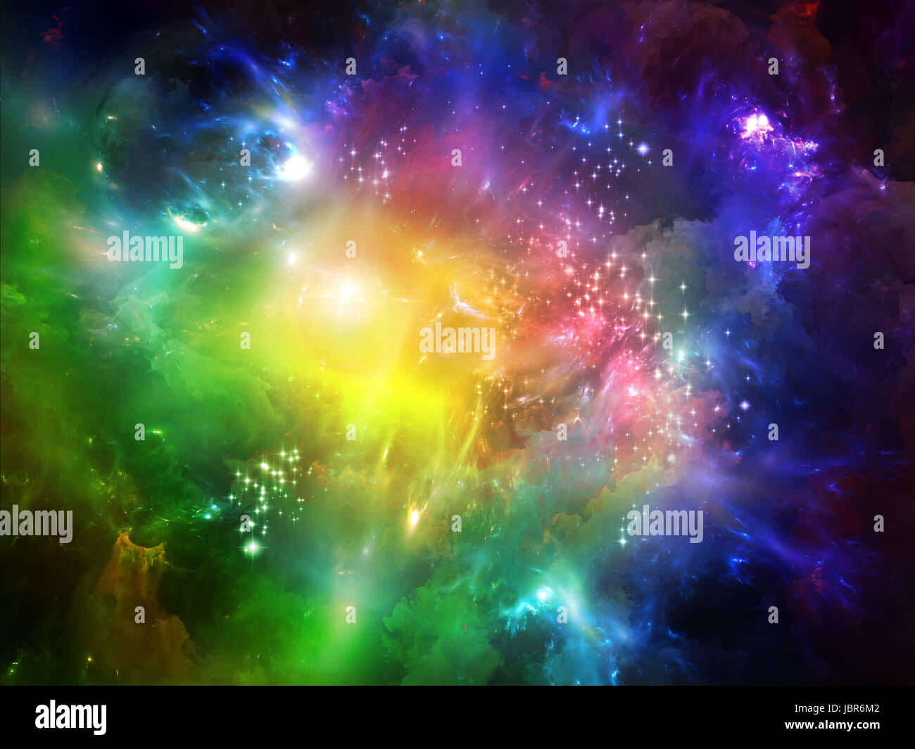 Universe Is Not Enough series. Backdrop composed of fractal elements ...