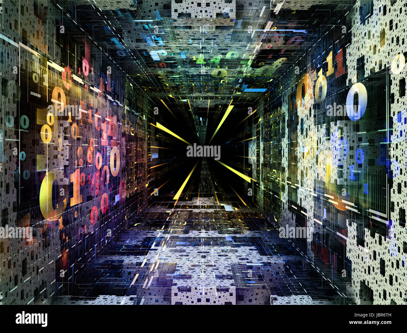 Matter Can Dream series. Arrangement of fractal frames, graphic ...