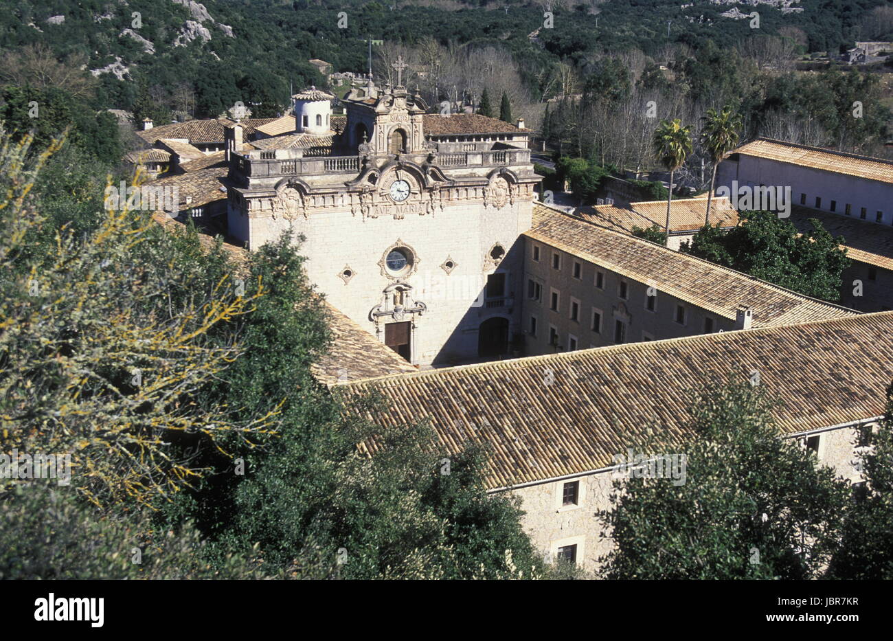 Das Kloster von Liuc im Norden der Insel Mallorca einer der Balearen ...