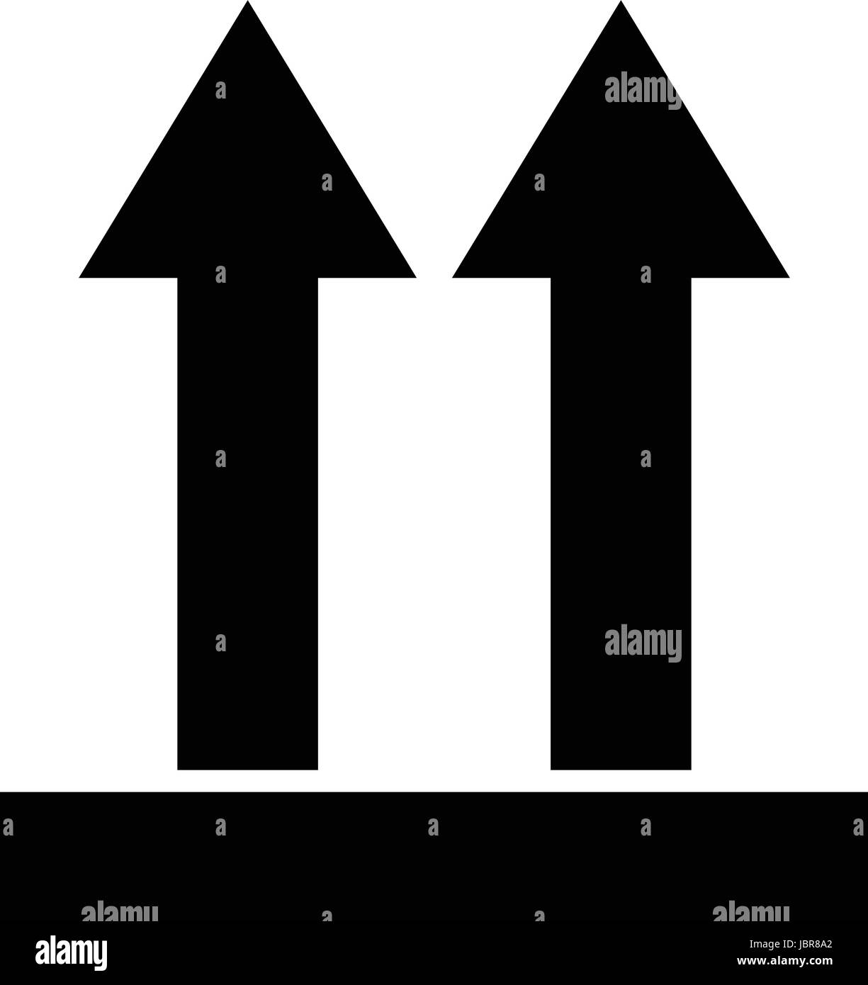 arrows side up icon vector illustration design Stock Vector Image & Art ...