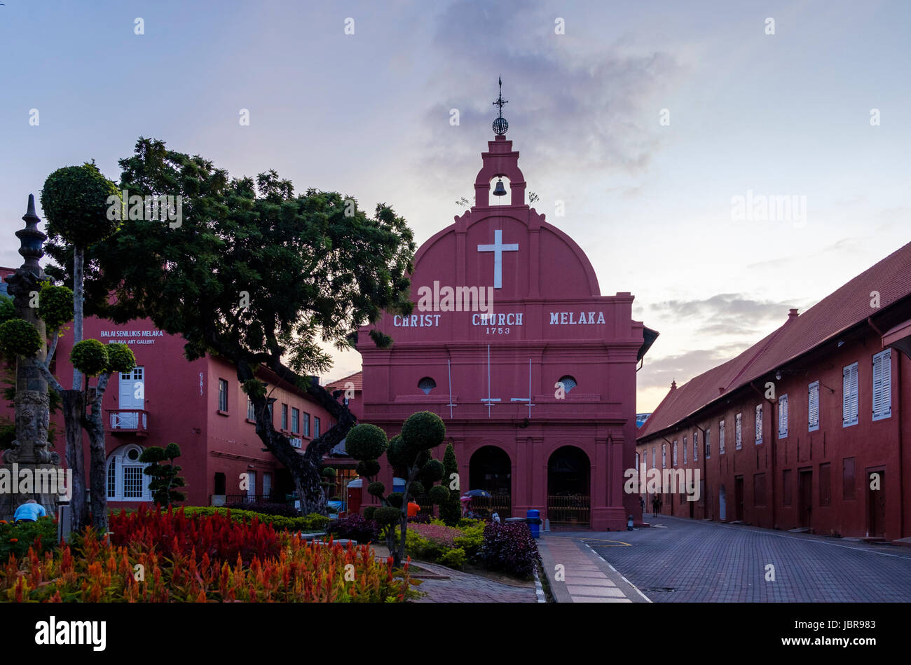 Christ Church (Gereja Christ), a Dutch-built 18th century Anglican ...