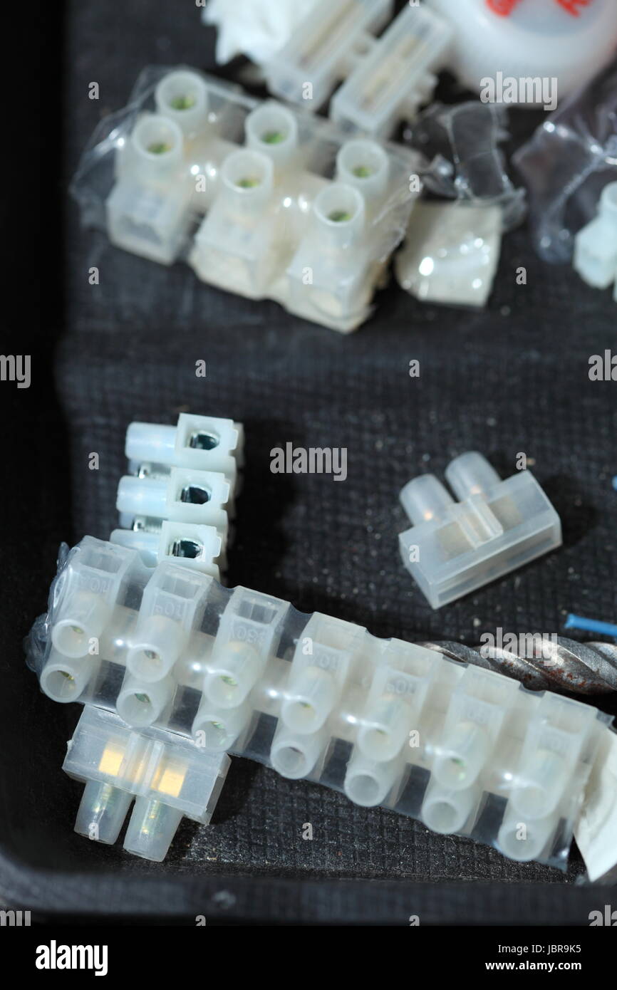 Terminal blocks clamps hi-res stock photography and images - Alamy
