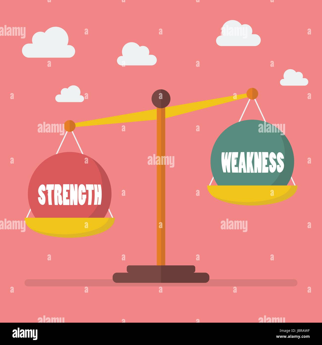 Balance of skills Stock Vector Images - Alamy