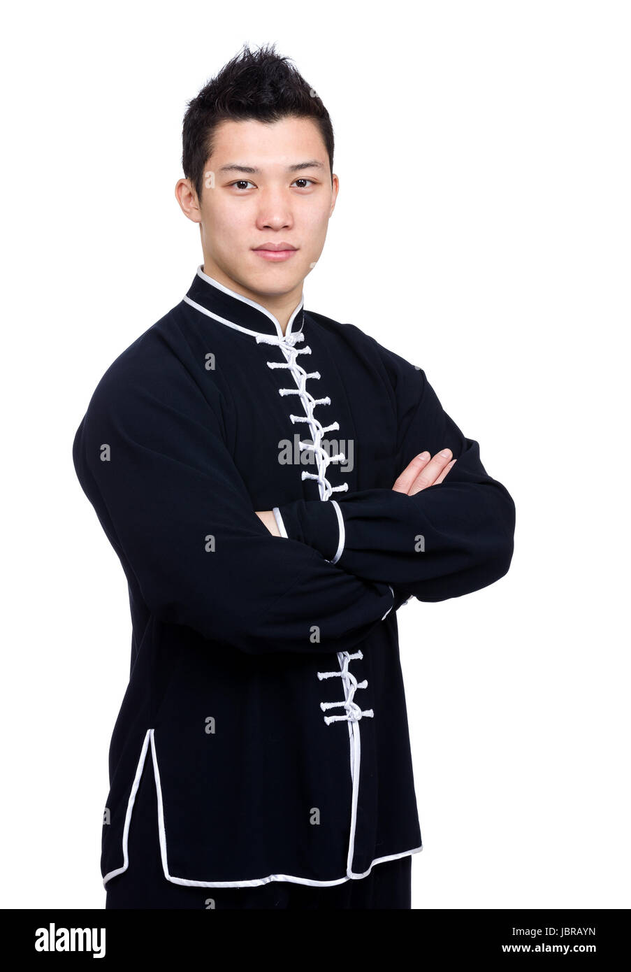 Confident chinese martial art master Stock Photo - Alamy