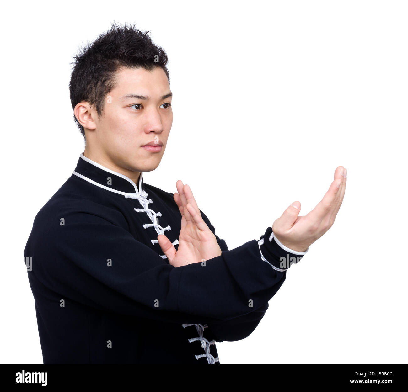 Kung fu fighter Stock Photo - Alamy