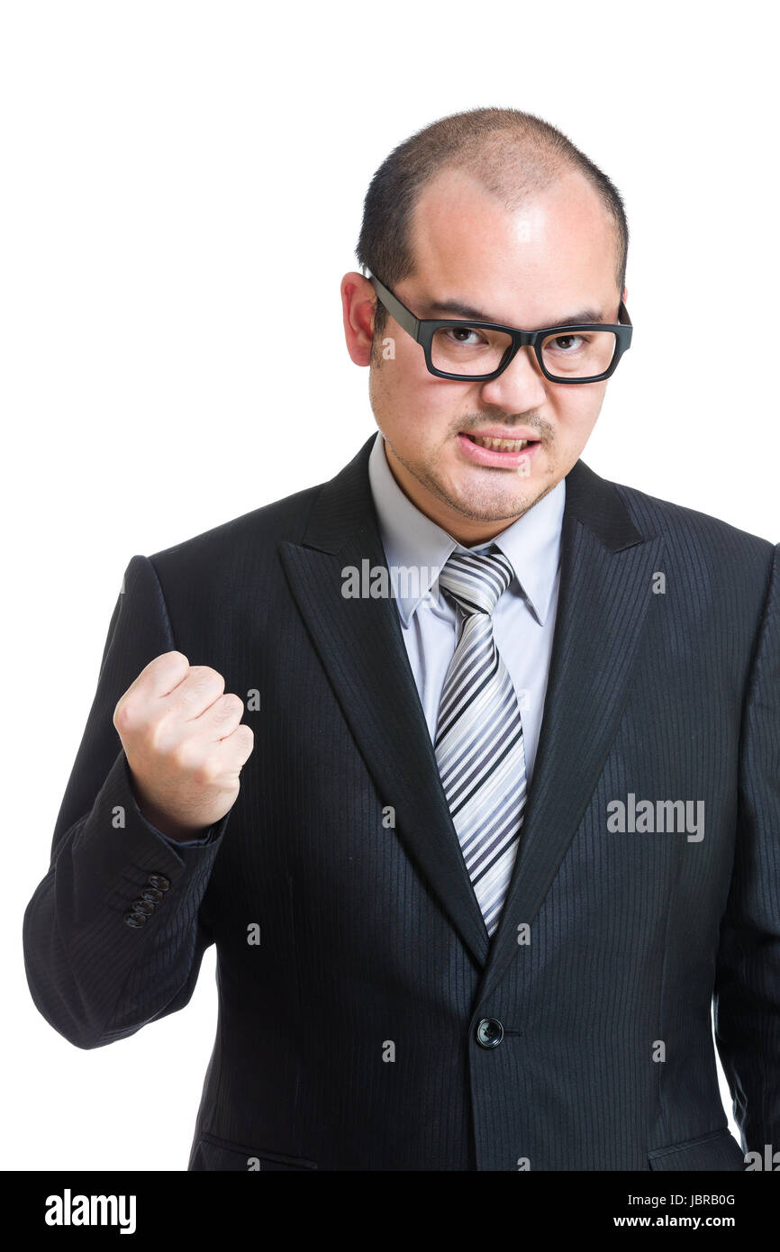 Grumpy chinese man hi-res stock photography and images - Alamy