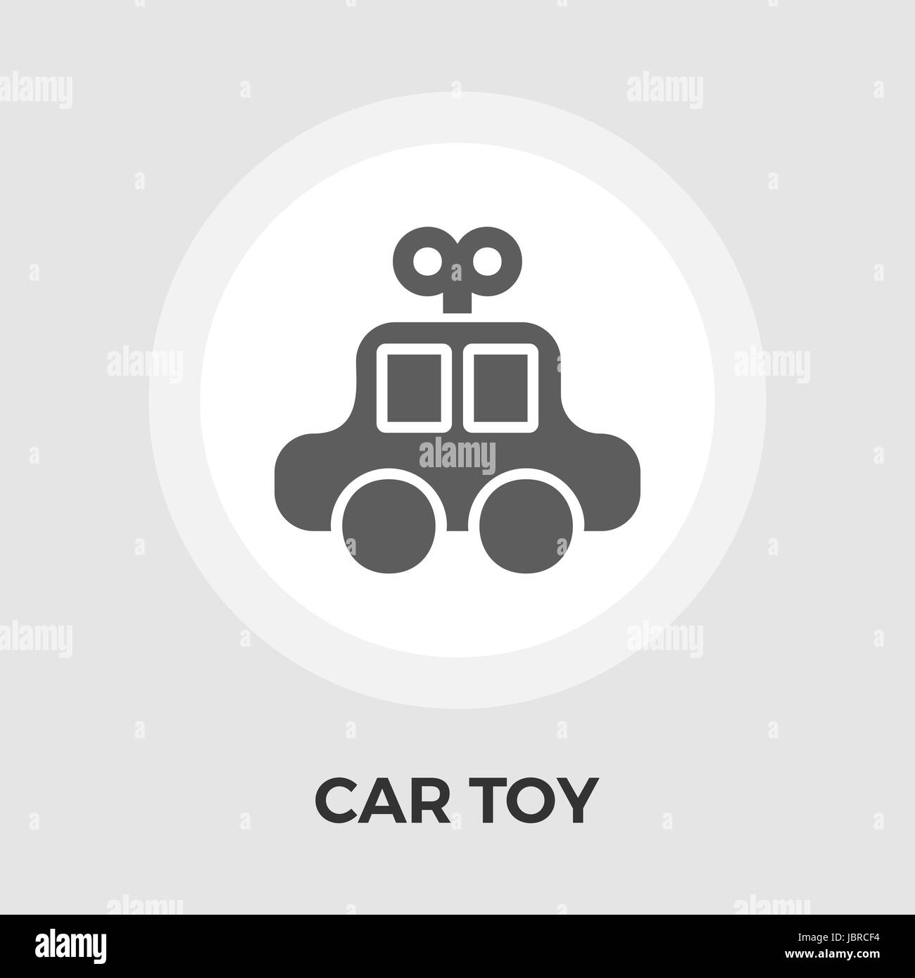 Car toy icon vector. Flat icon isolated on the white background ...