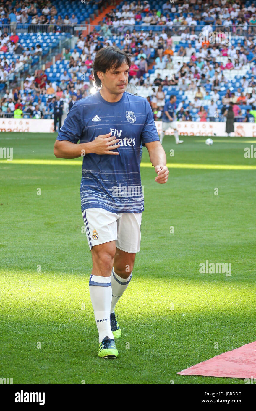 Madrid, Spain. 11th June, 2017. Former soccerplayer Fernando Morientes ...