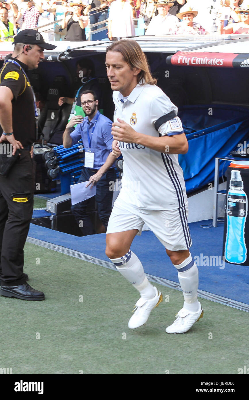 Madrid, Spain. 11th June, 2017. Former soccerplayer Michjjel Salgado ...