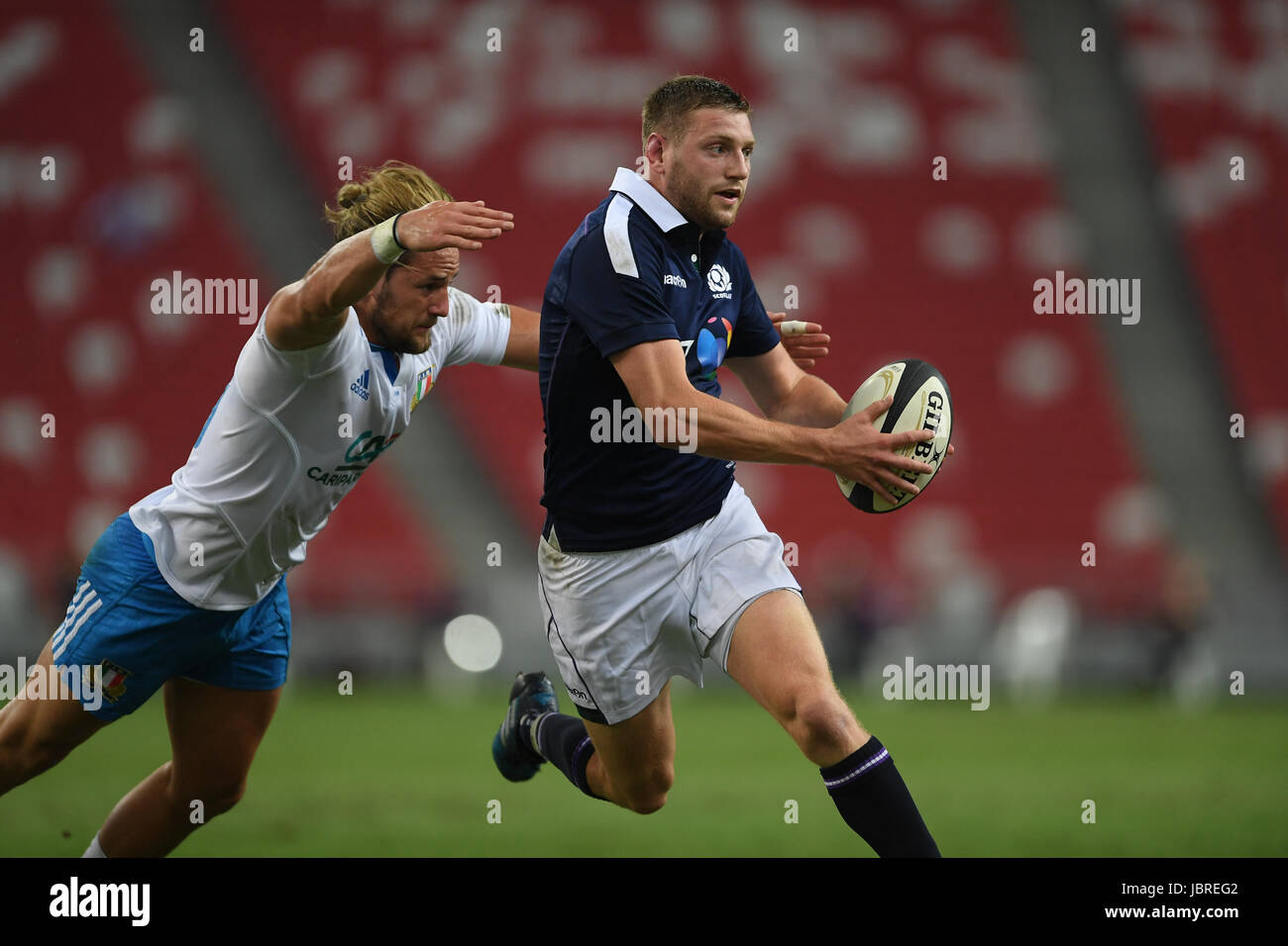 Finn Russell (SCO), Italy vs Scotland official internal test match, Jun ...