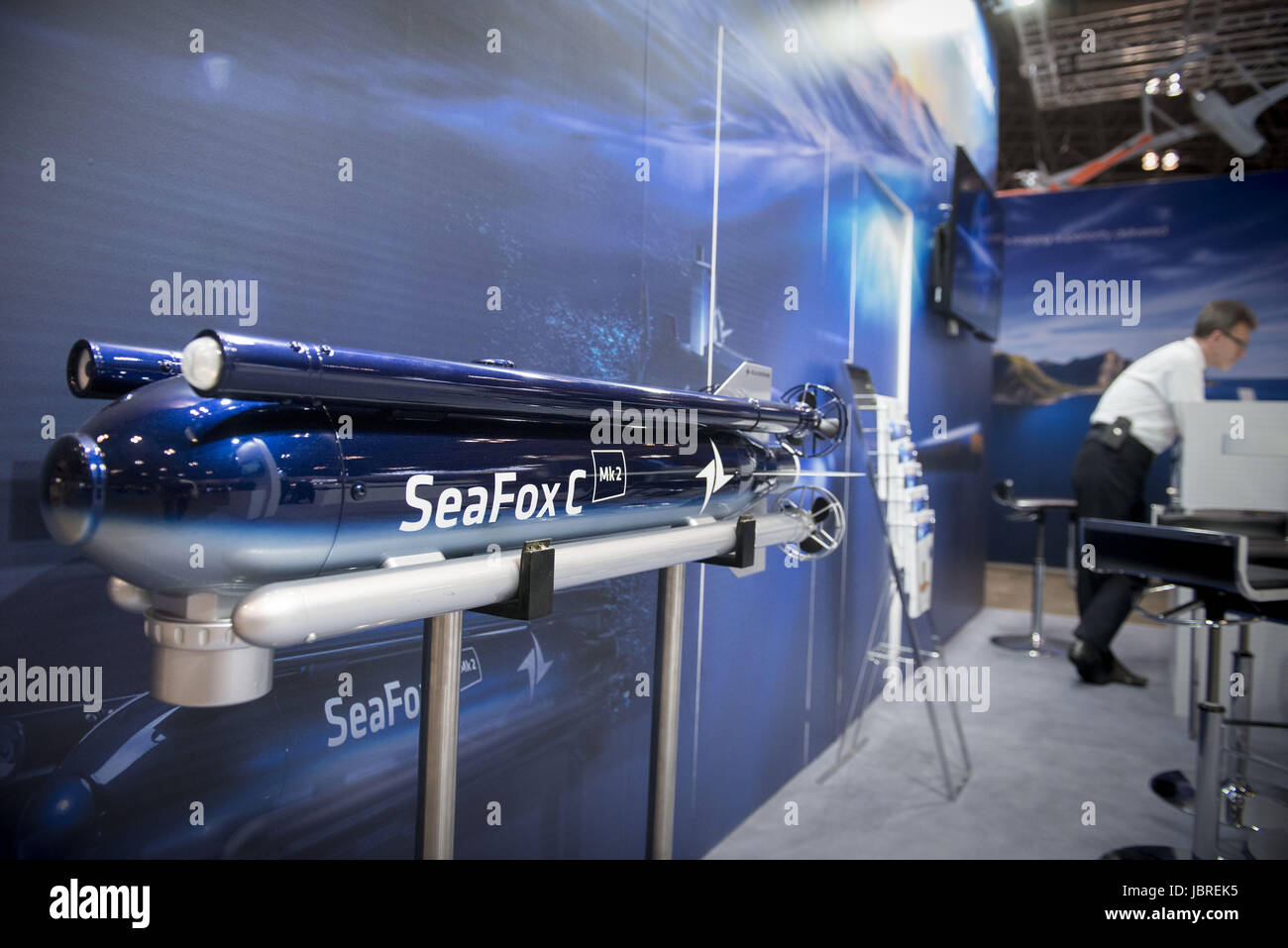 June 12, 2017 - Chiba, Chiba, Japan - SEAFOX Mine disposal vehicle ...