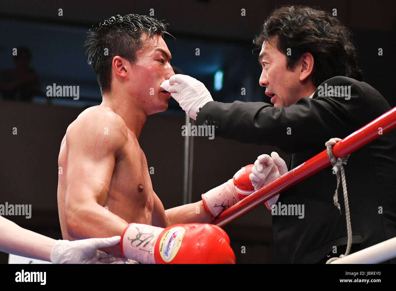 Tokyo, Japan. 8th June, 2017. Ryo Takenaka (JPN) Boxing : Ryo Takenaka ...