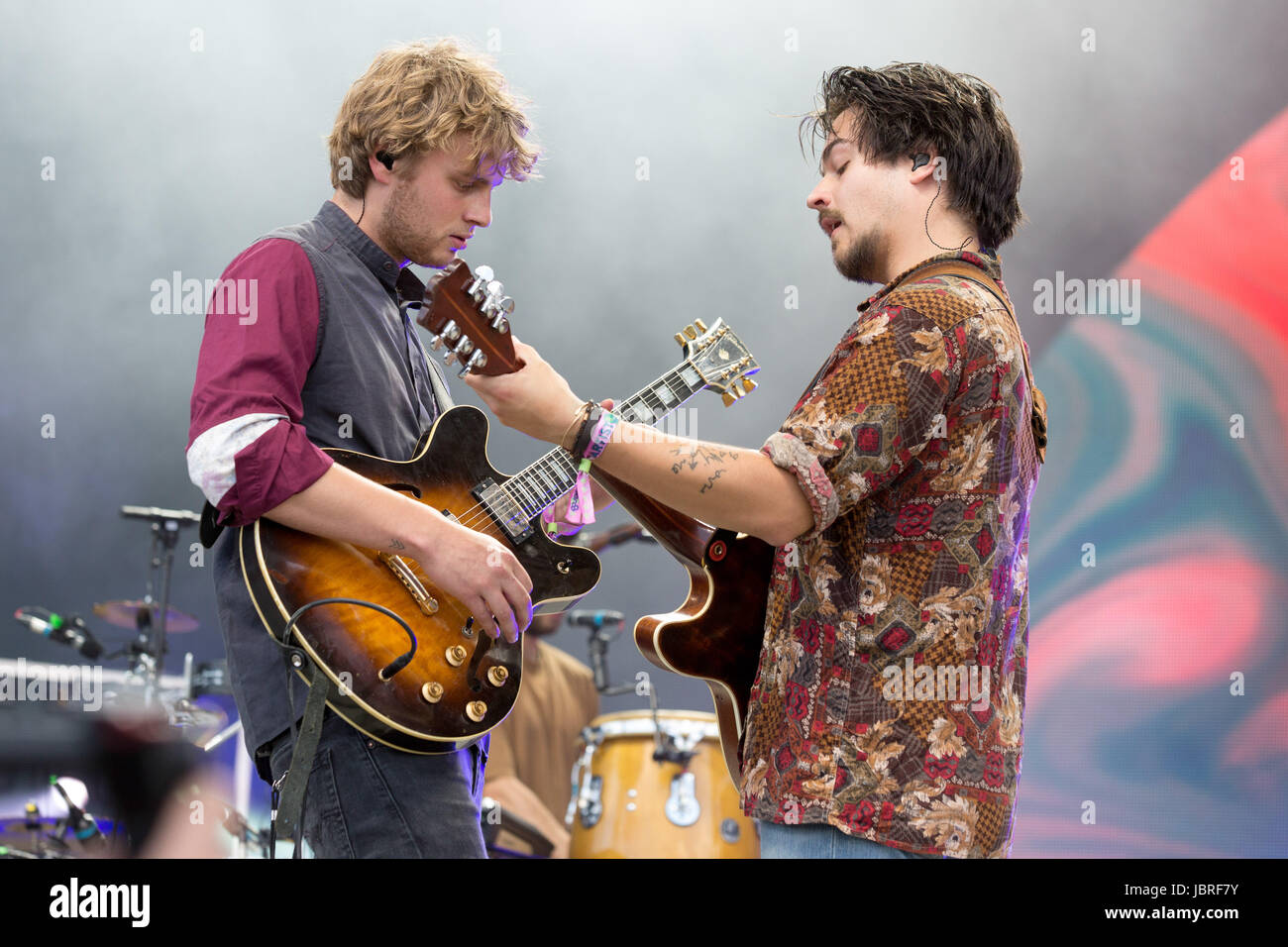 Manchester, Tennessee, USA. 11th June, 2017. ANTONIO GREGER and CLEMENS ...