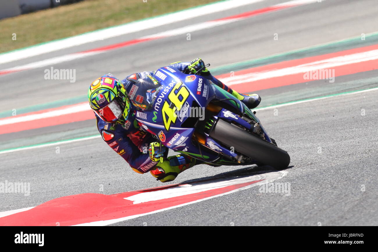 Valentino Rossi (ITA) Movistar Yamaha MotoGP , during the Catalunya ...