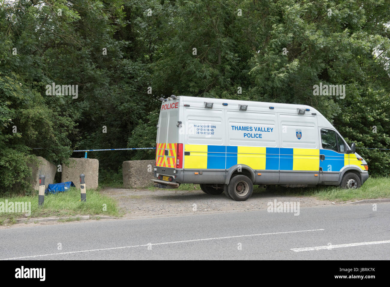 Slough, UK. 12th June 2017. Thames Valley Police has launched a murder ...