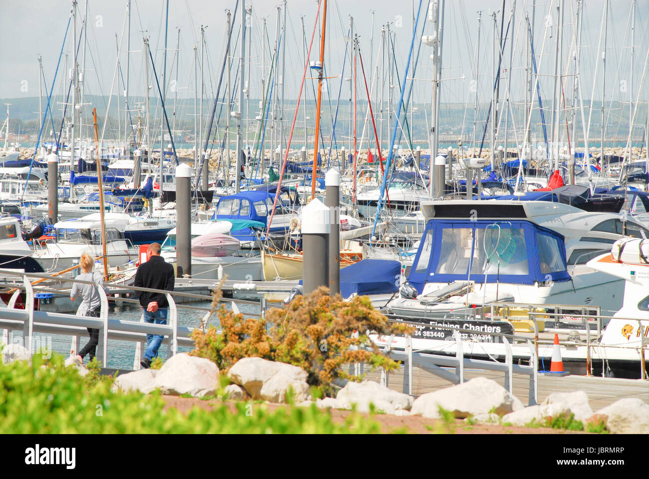 Portland, Dorset, UK. 12th Jun, 2017. People get their boats ready for ...