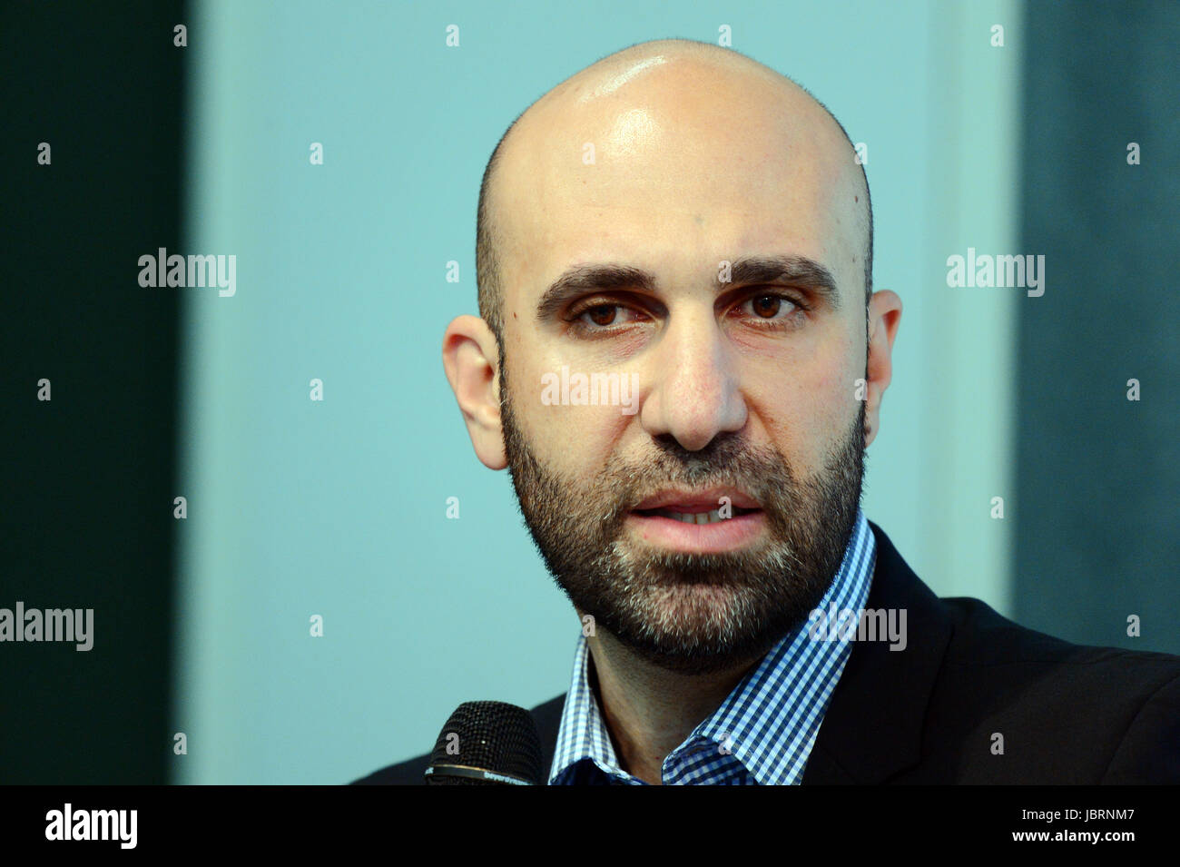 The Israeli-Arab psychologist and author Ahmad Mansour gives a talk on ...