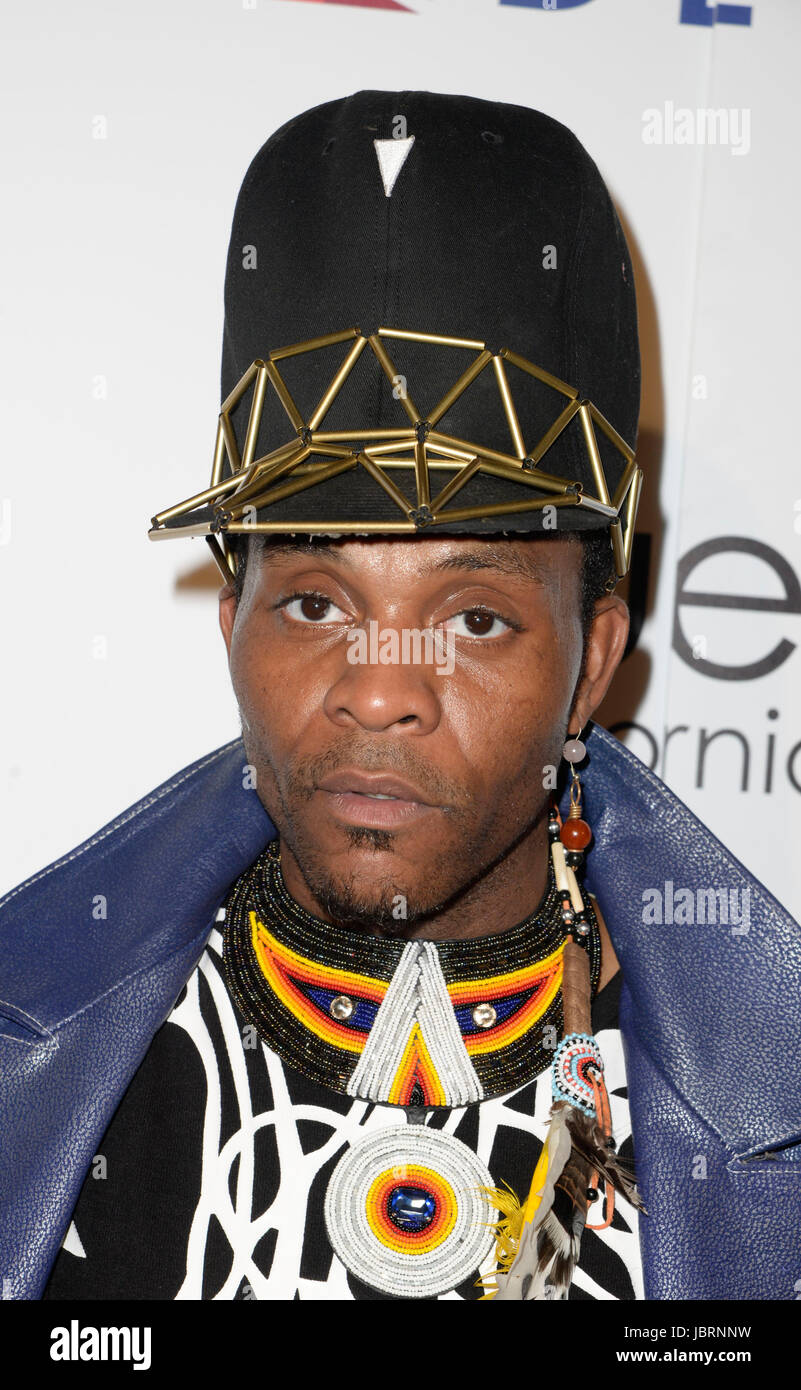 WEST HOLLYWOOD, CA: Dapper Afrika at the 2017 LA Pride Festival in West ...