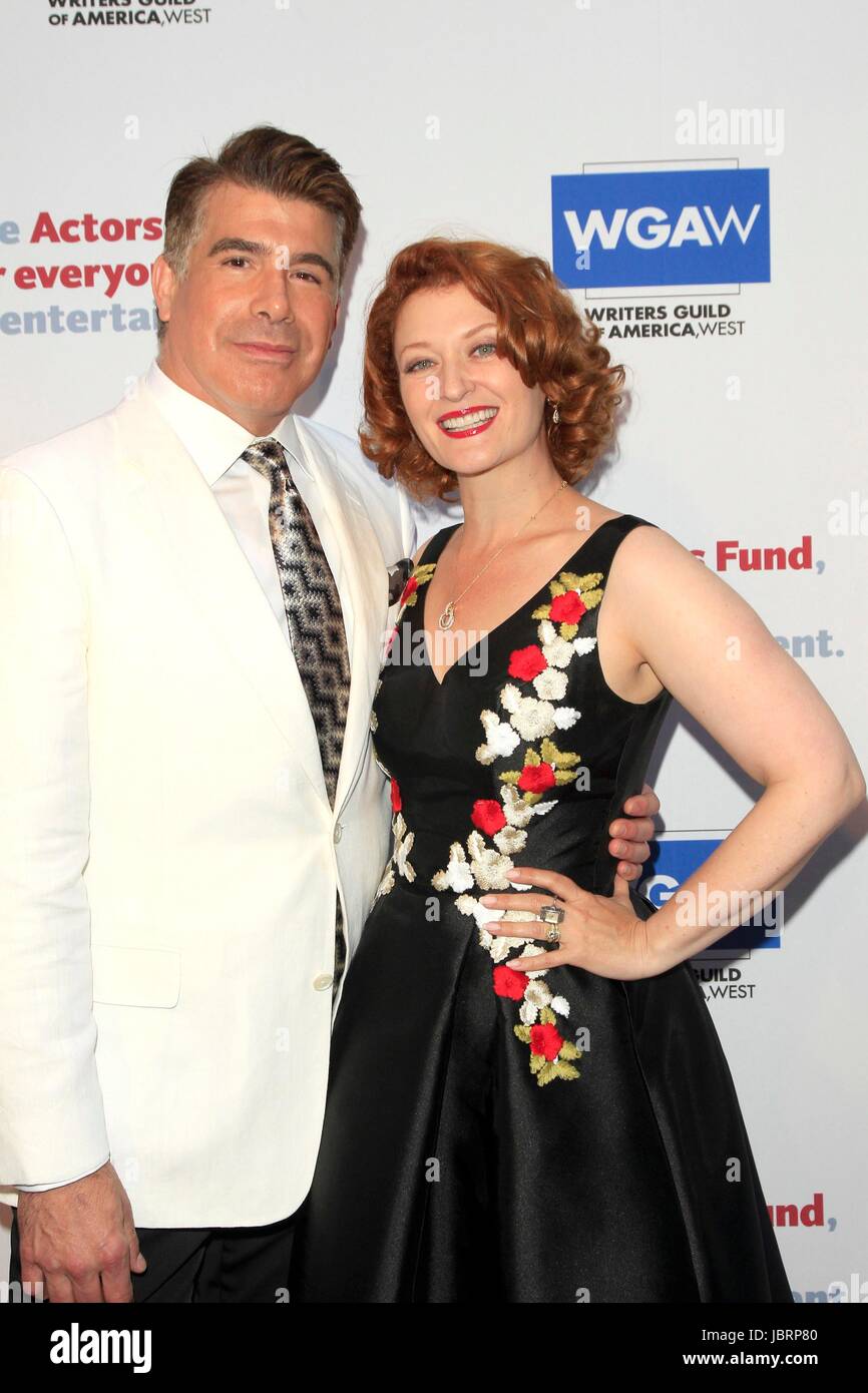 Los Angeles, CA, USA. 11th June, 2017. Bryan Batt, Kerry O'Malley at ...