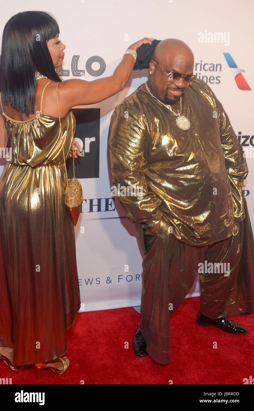 Harlem, NY, USA. 12th June, 2017. Cee Lo Green and Shani James attend ...