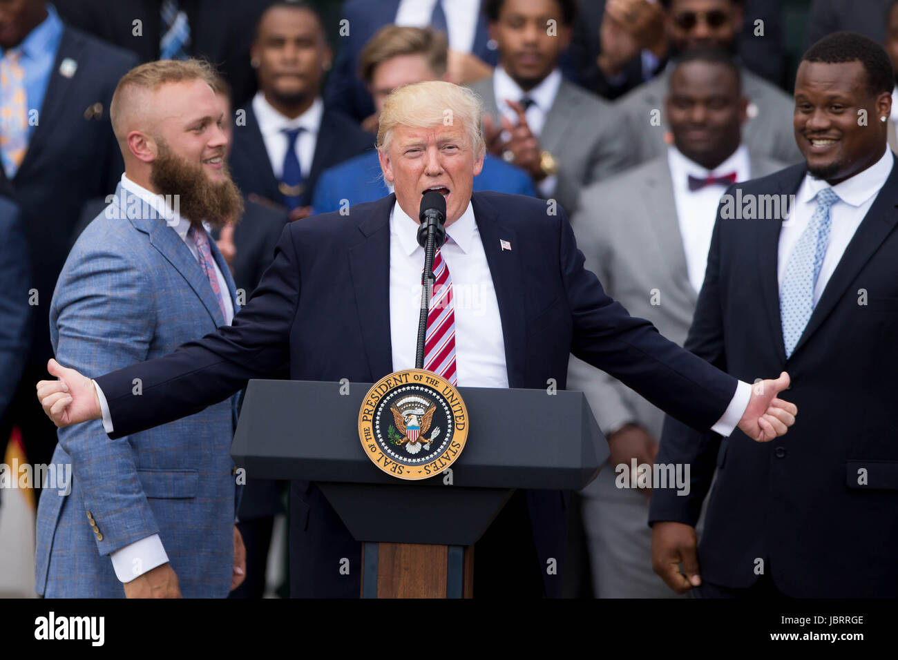 Washington, DC, USA. 12th June, 2017. U.S. President Donald Trump ...