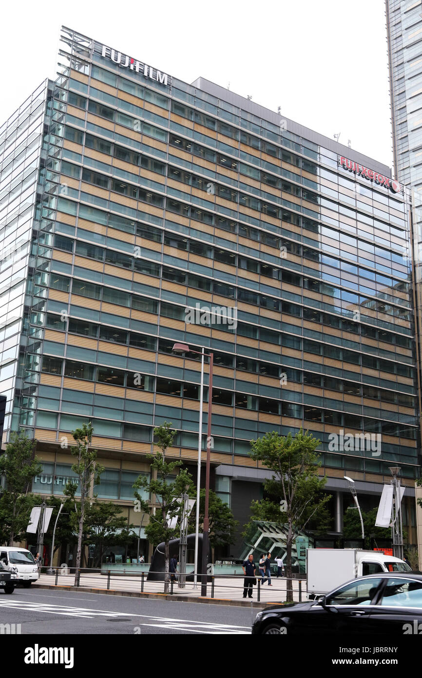 Tokyo, Japan. 12th June, 2017. Japan's Fujifilm Holdings headquarters ...