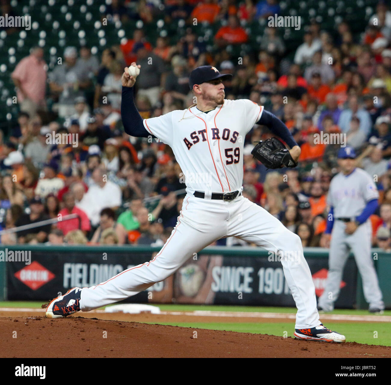 Houston, TX, USA. 12th June, 2017. Houston Astros starting pitcher Joe ...