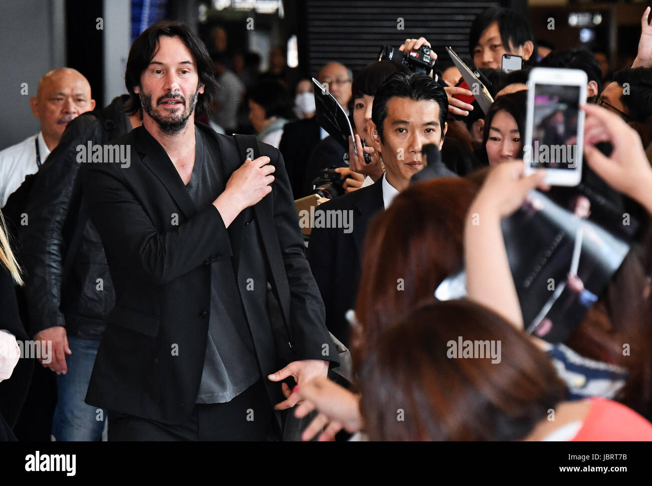 Keanu Reeves, June 11, 2017, Tokyo, Japan :Actor Keanu Reeves arrives ...