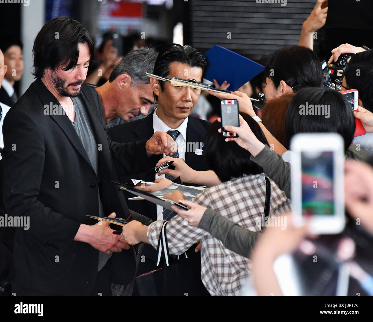 Keanu Reeves, June 11, 2017, Tokyo, Japan :Actor Keanu Reeves arrives ...